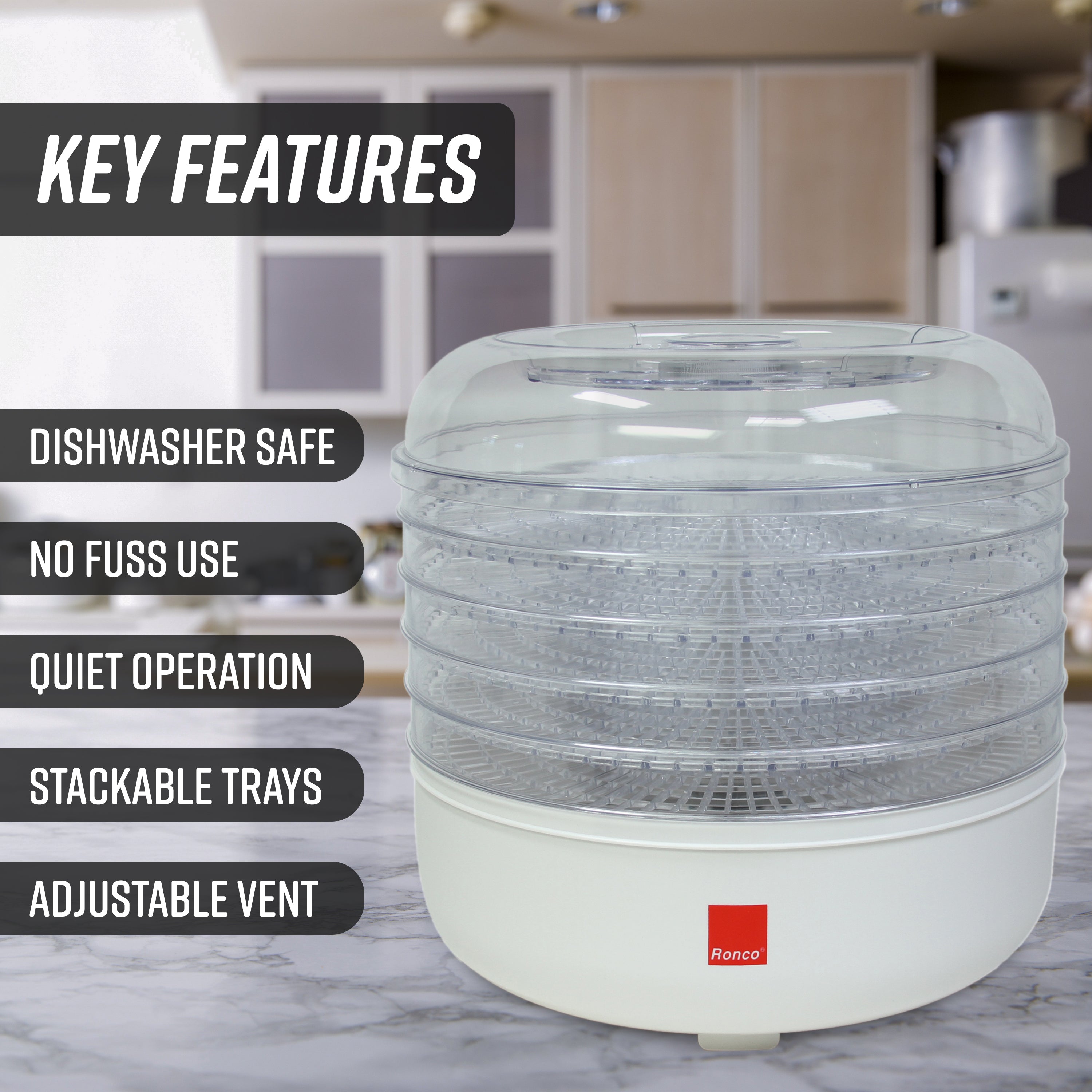 5-Tray Classic Dehydrator – Ronco